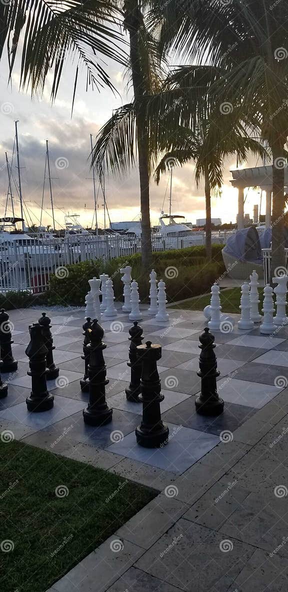Chess on the beach stock image. Image of sports, beach - 198537555
