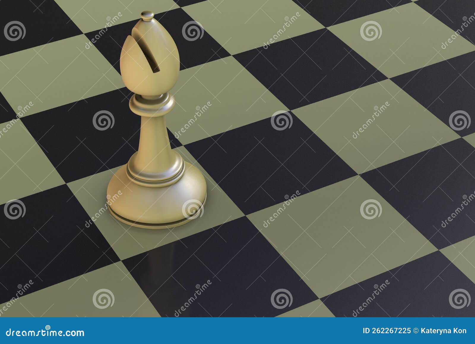 Chess Bishop Vector Line Art Illustration | CartoonDealer.com #231342728