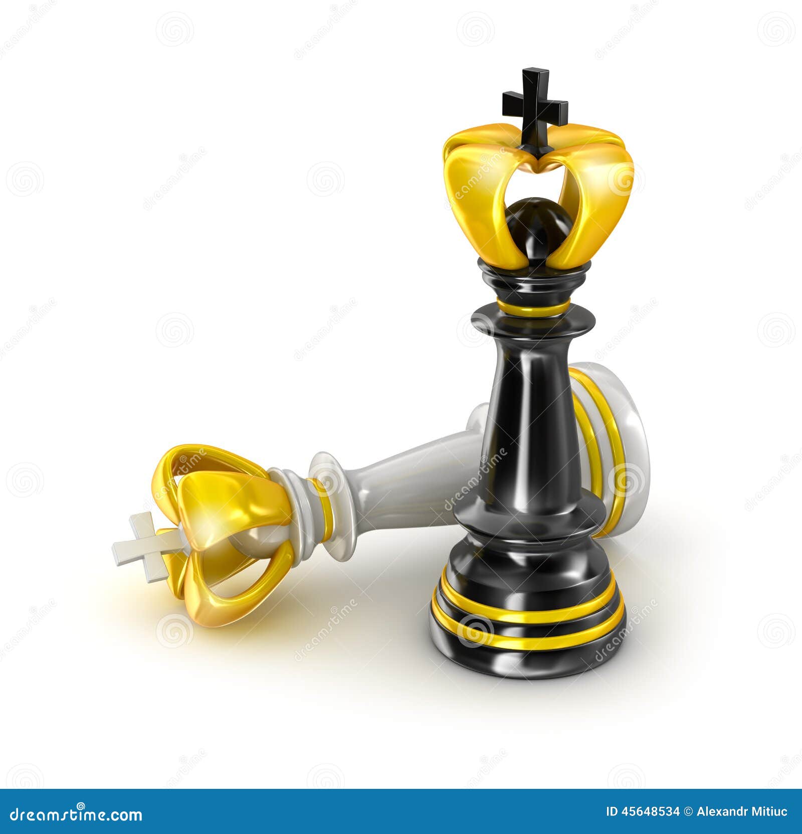 Chess : Black King Wins Stock Photo | CartoonDealer.com #45648534