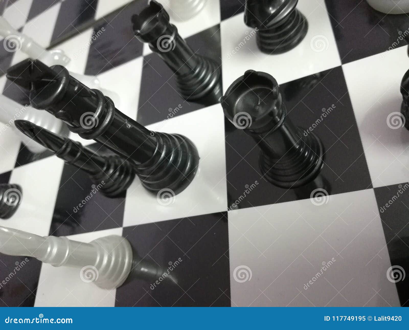 Chess Board Checker Board Game Stock Image - Image of chess ...