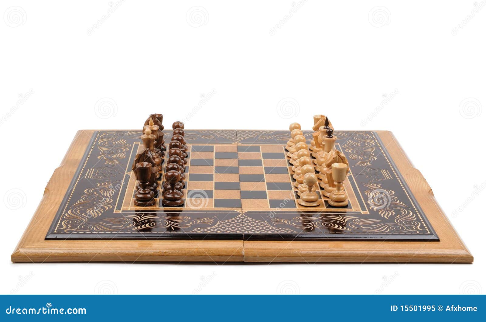 Chess board with chess-men stock image. Image of decision - 15501995