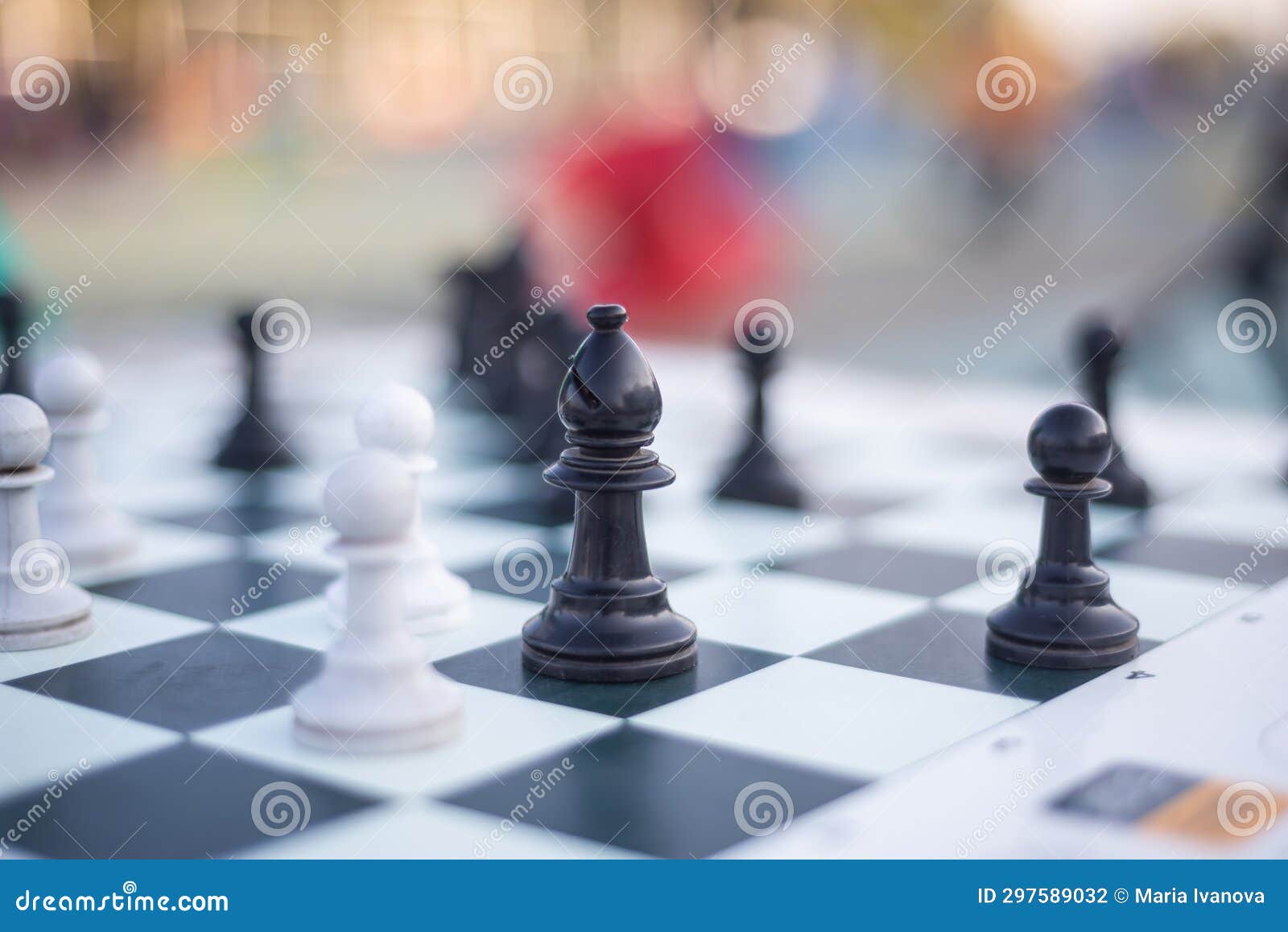 A Chess Board with Chess Pieces. Chess is an Interesting Board Logic ...
