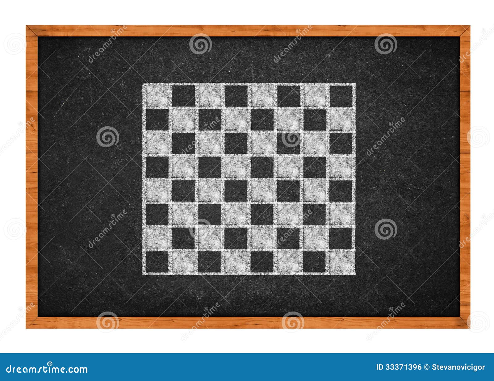 Chess Board Drawing on a Black Chalkboard Stock Photo - Image of ...