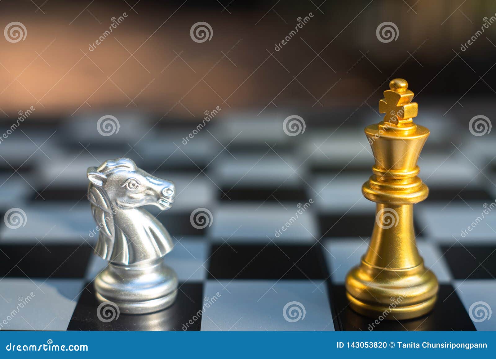 Chess Board Game, Business Competitive Concept Stock Photo - Image of ...