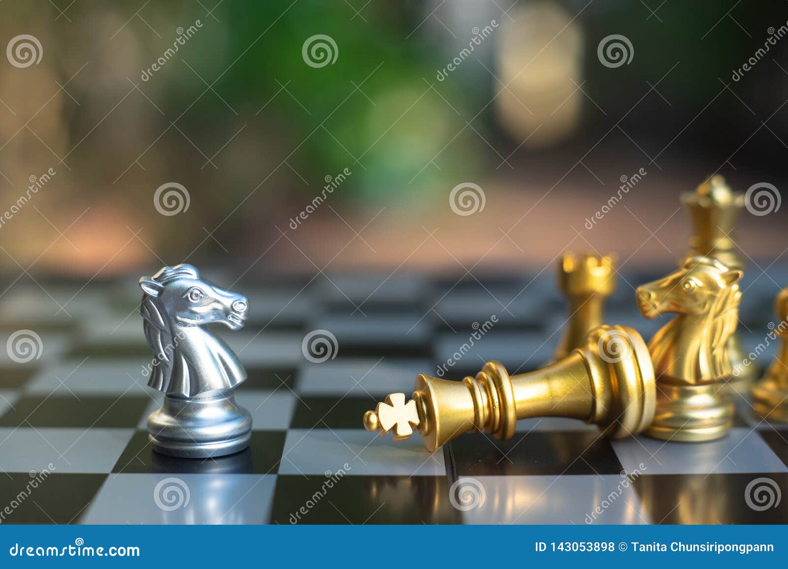 Chess Board Game, Business Competitive Concept Stock Photo - Image of ...