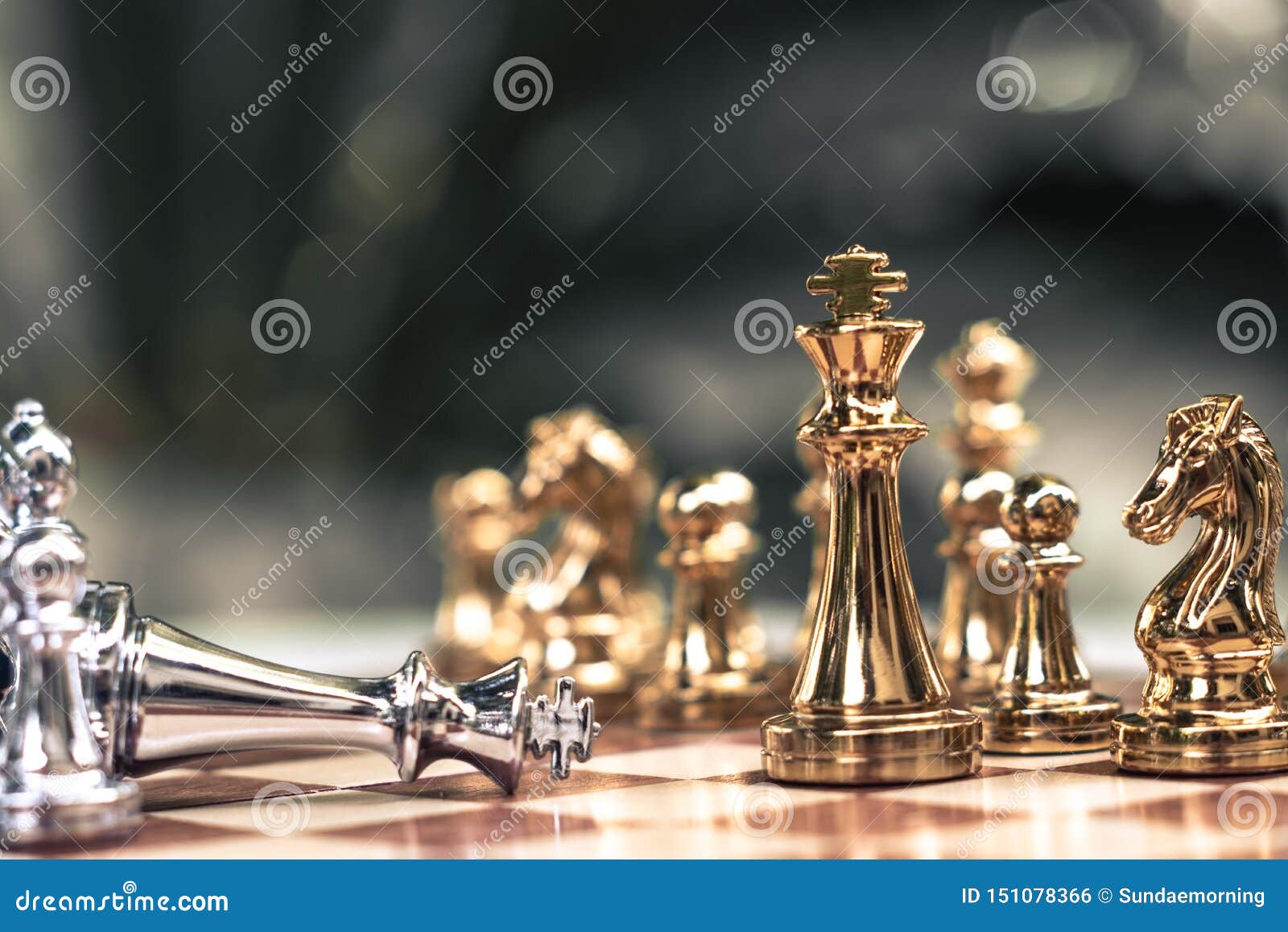 Chess Board Game, Business Competitive Concept Stock Photo - Image of ...