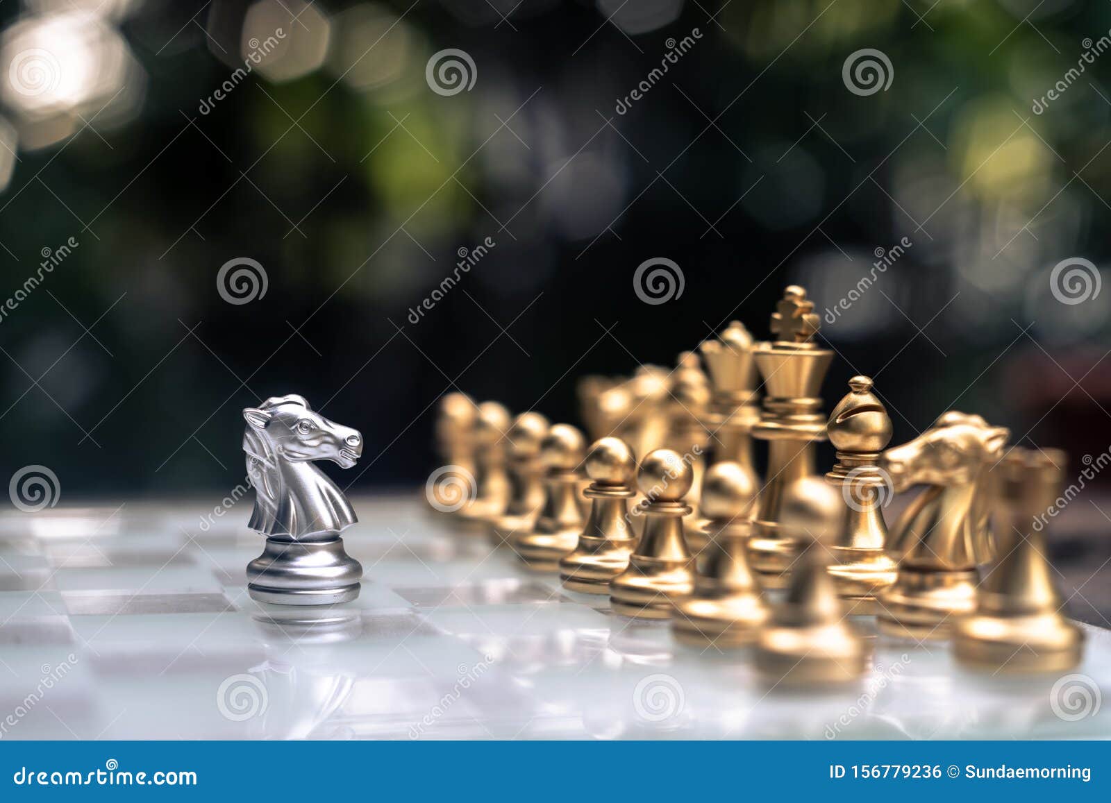 Chess Board Game, Business Competitive Concept Stock Photo - Image of ...