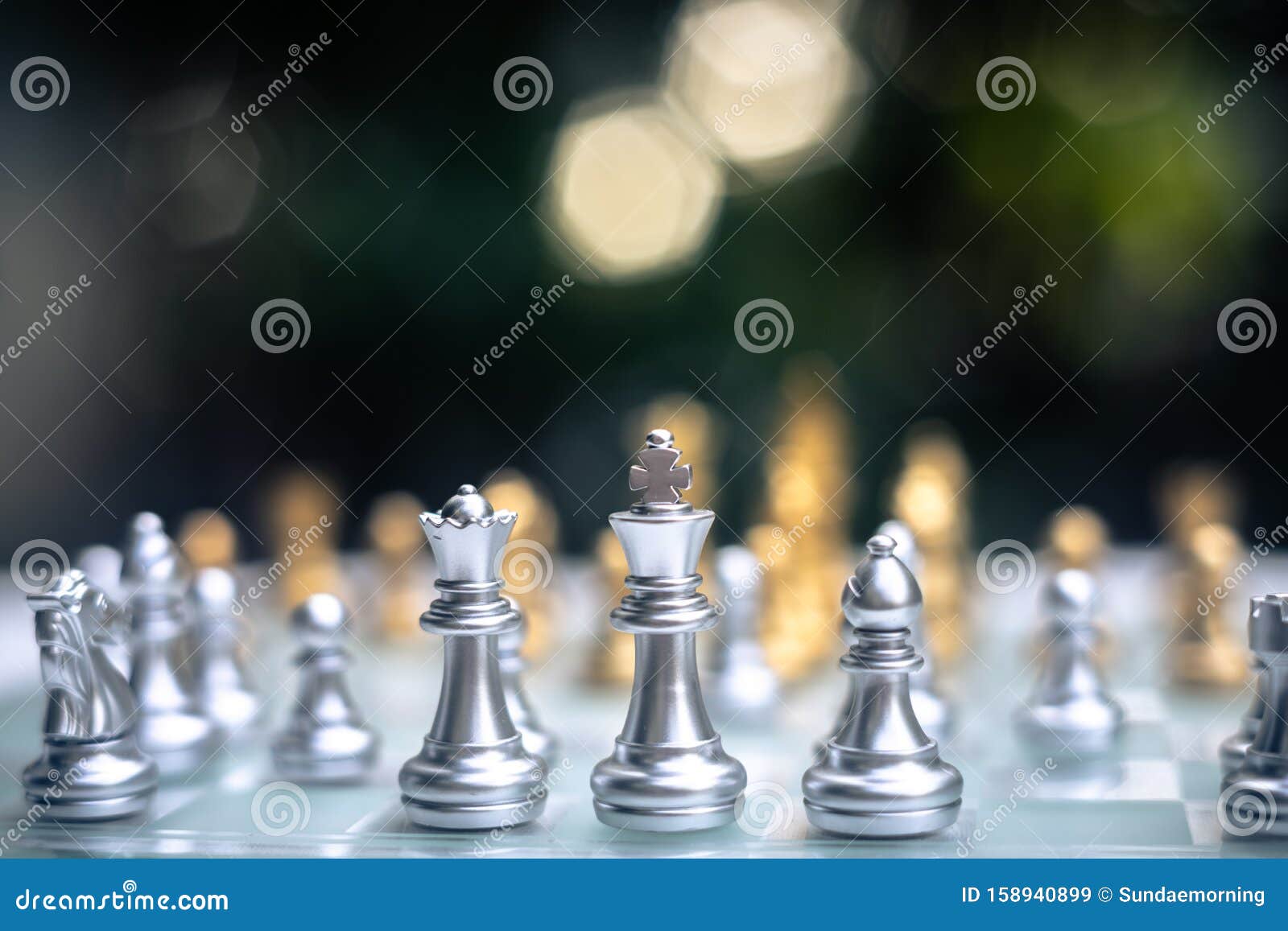 Chess Board Game, Business Competitive Concept Stock Image - Image of ...