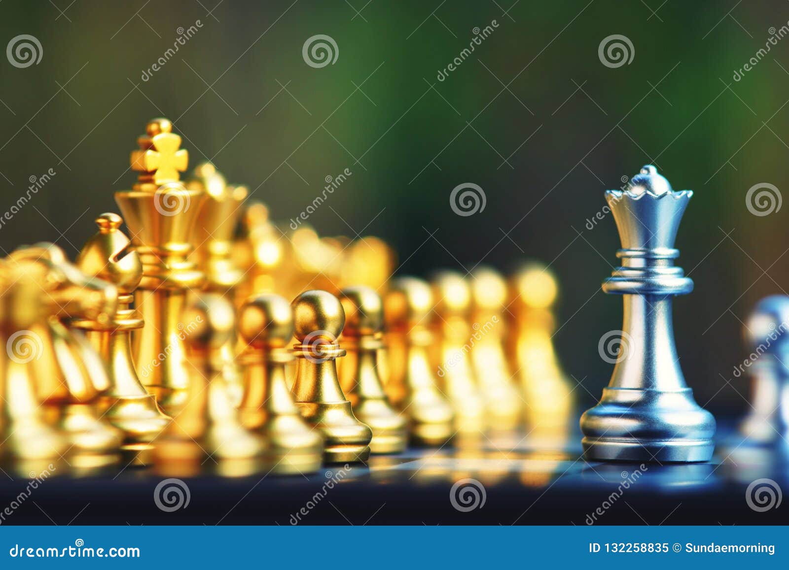 Chess Board Game, Business Competitive Concept Stock Image - Image of ...