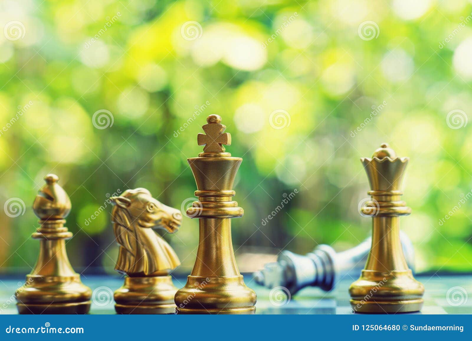 Chess Board Game, Business Competitive Concept, Copy Space Stock Photo ...
