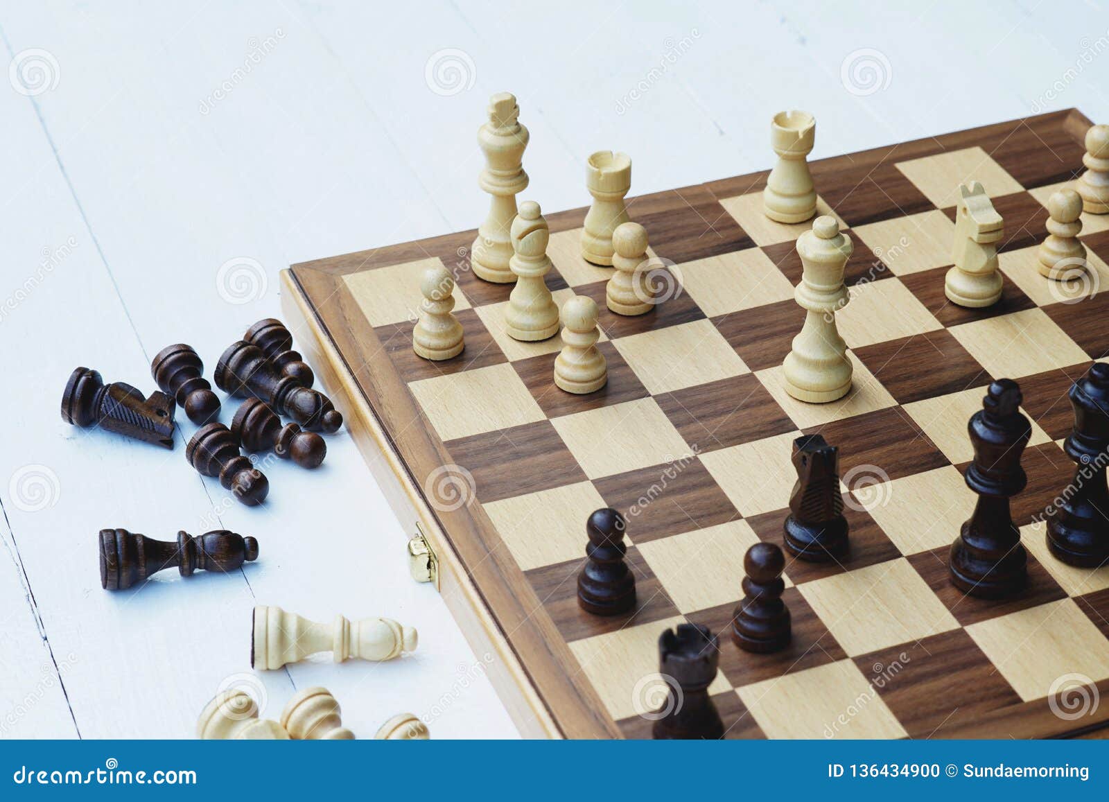 Chess Board Game, Encounter Difficult Situation, Business Competitive ...