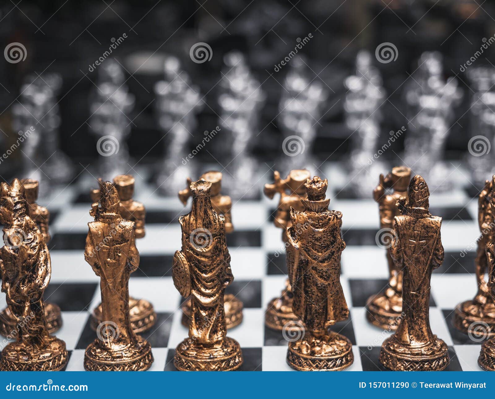 Chess Board Game Chess Figures Leisure Activity Stock Photo - Image of ...