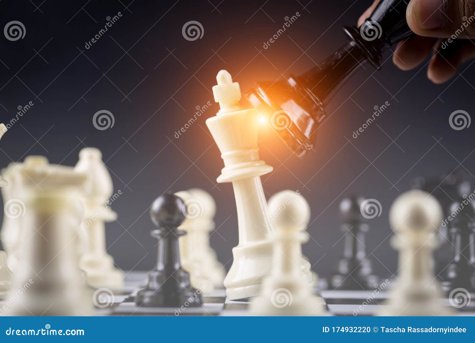 Chess Board Game Strategy,Planning and Decision Concept Stock Photo ...