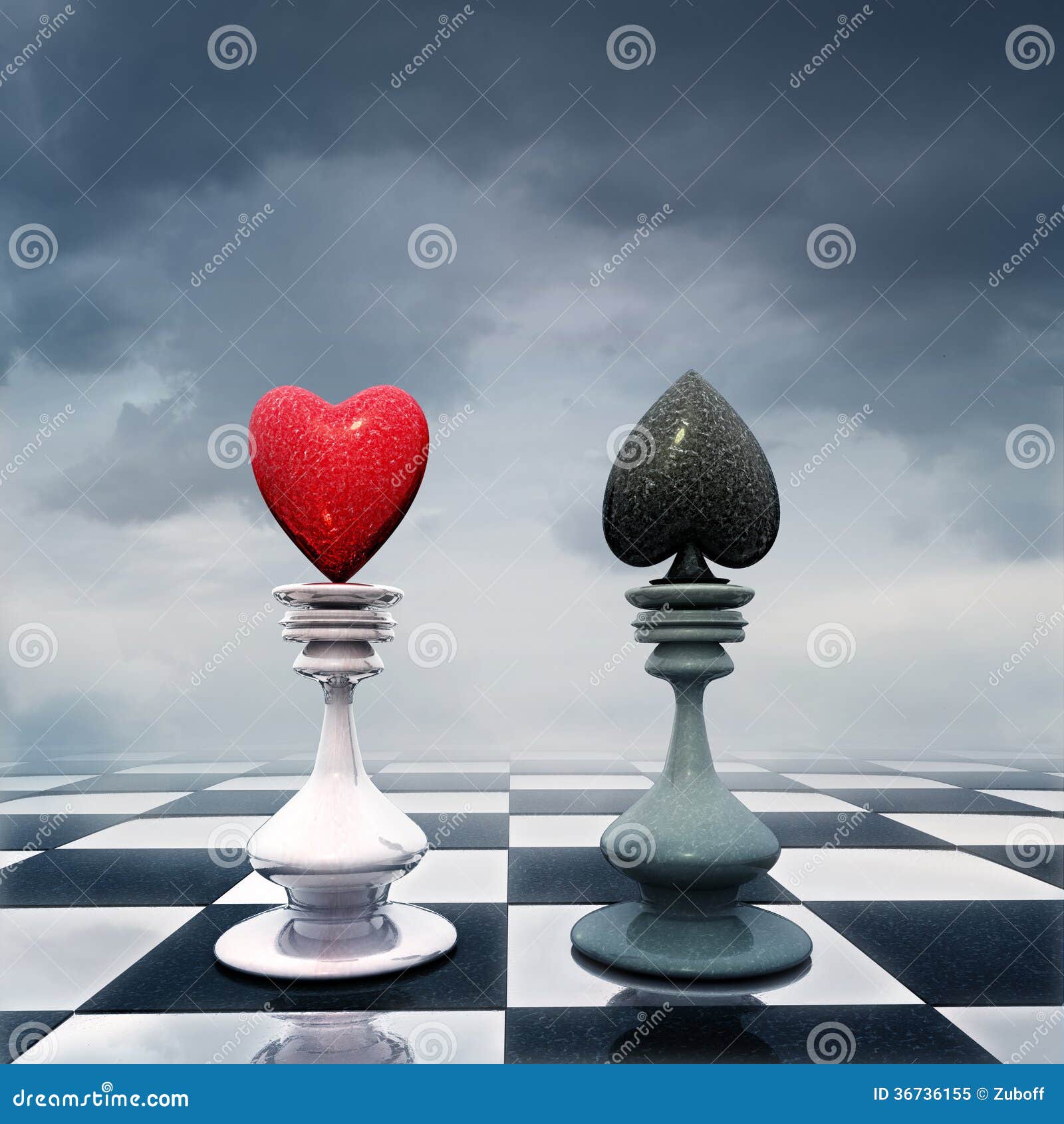 Schachspieler Clipart Heart