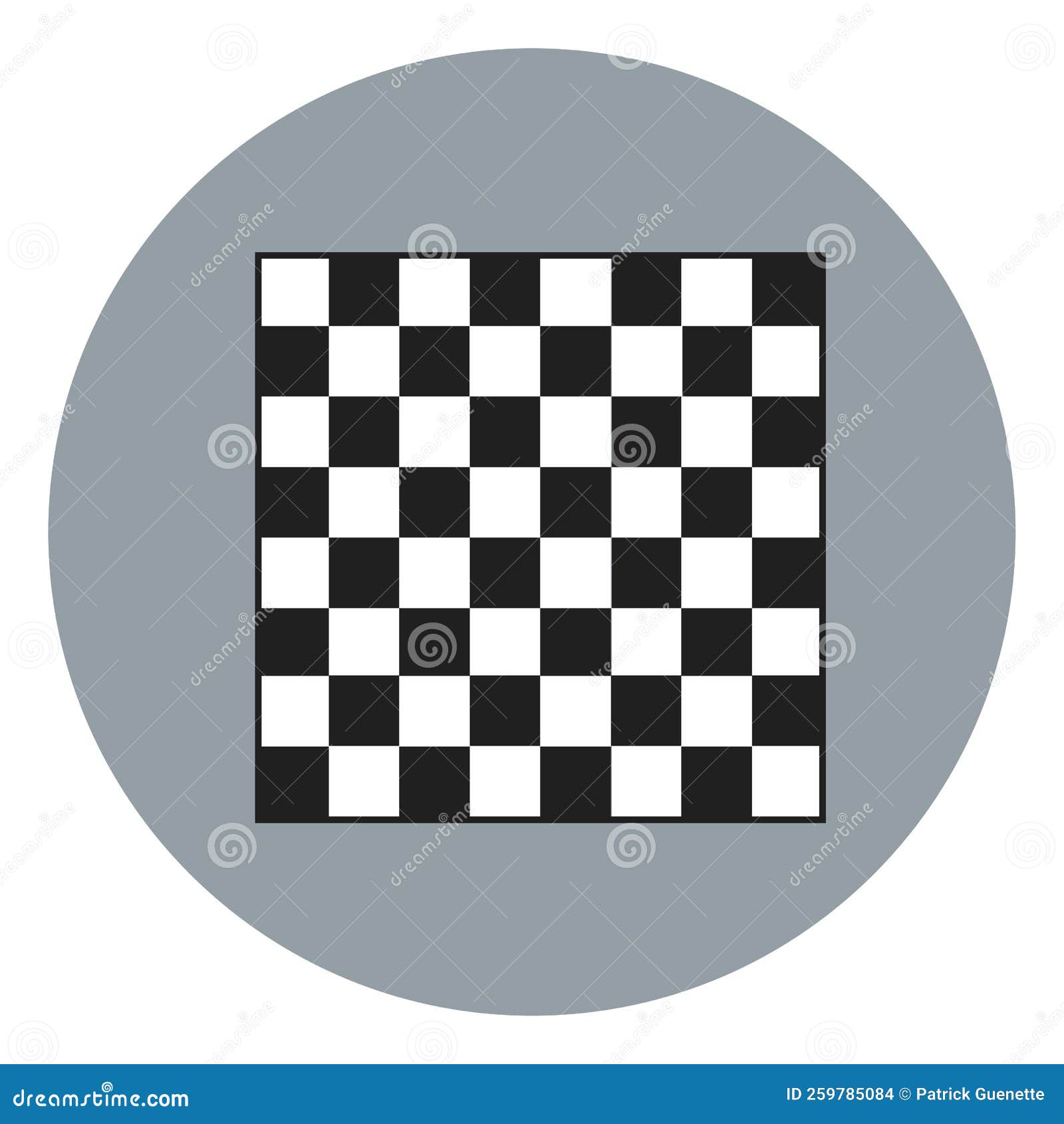Chess board, icon stock vector. Illustration of sport - 259785084