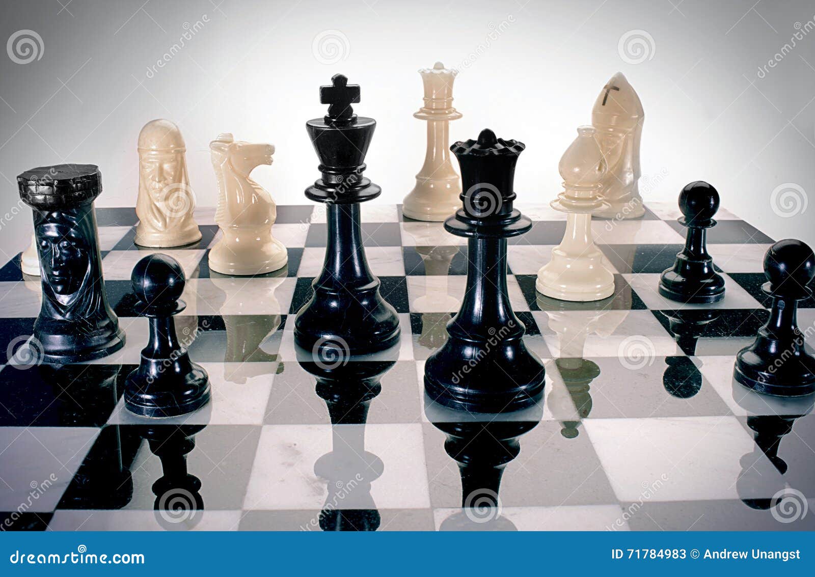 Chess board stock image. Image of position, winning, pieces - 71784983