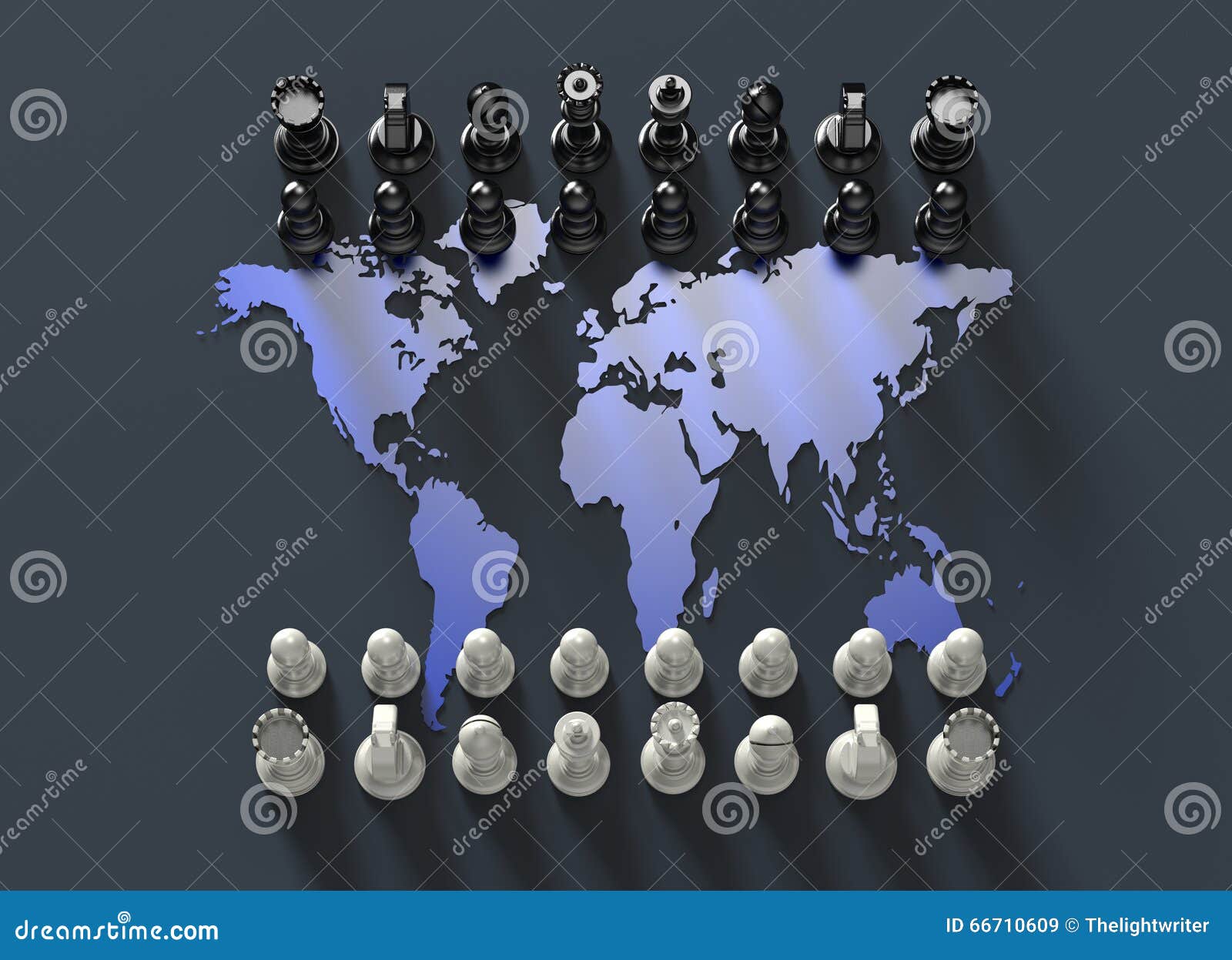 Chess Board Out Of The World Map With Chess Play Royalty-Free Stock ...