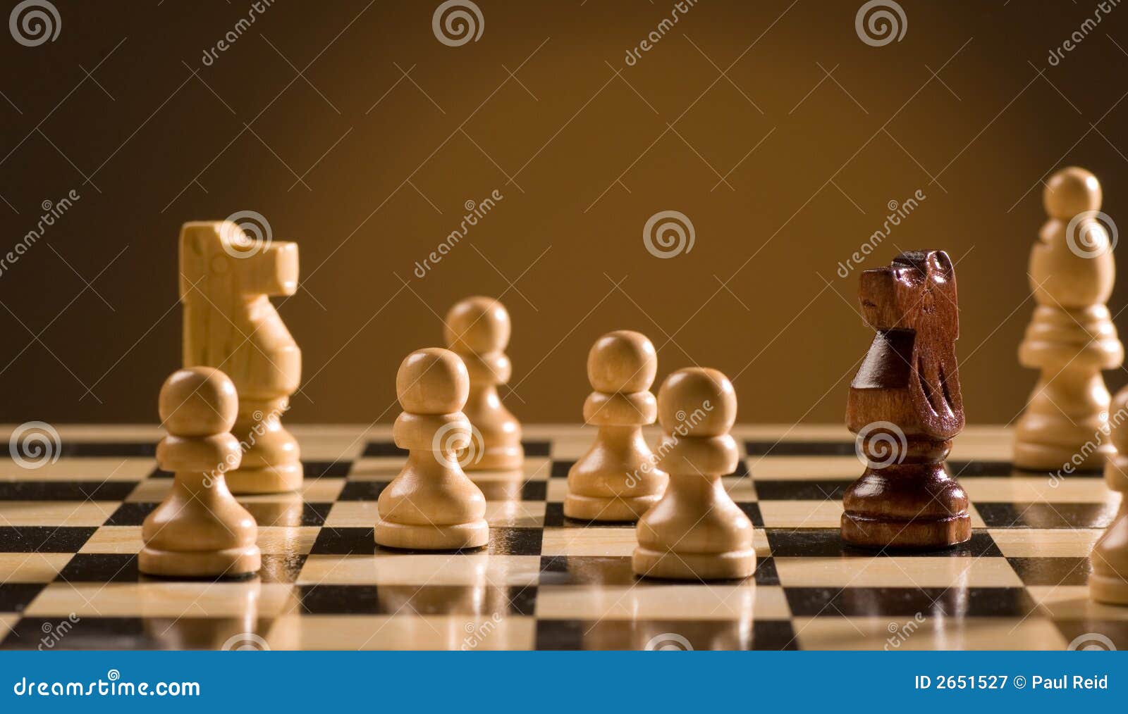 Chess board and pieces stock image. Image of king, carving - 2651527