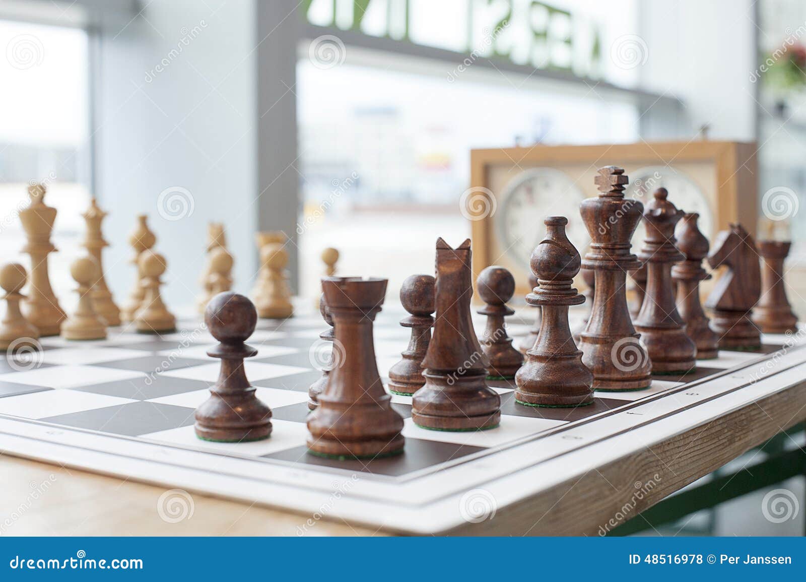 Chess board stock photo. Image of check, board, combinations - 48516978