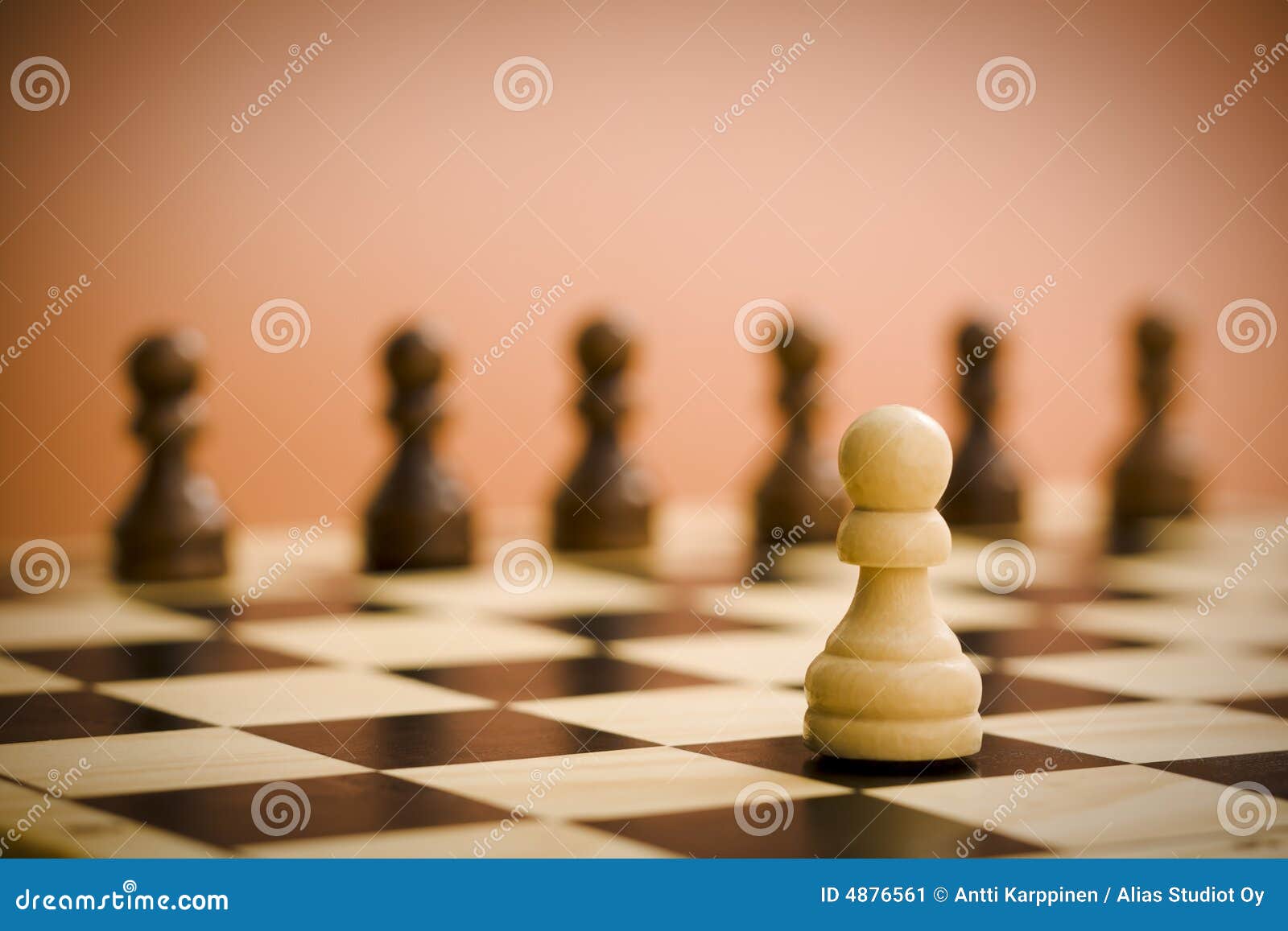 Chess board soldier stock image. Image of rules, macro - 4876561