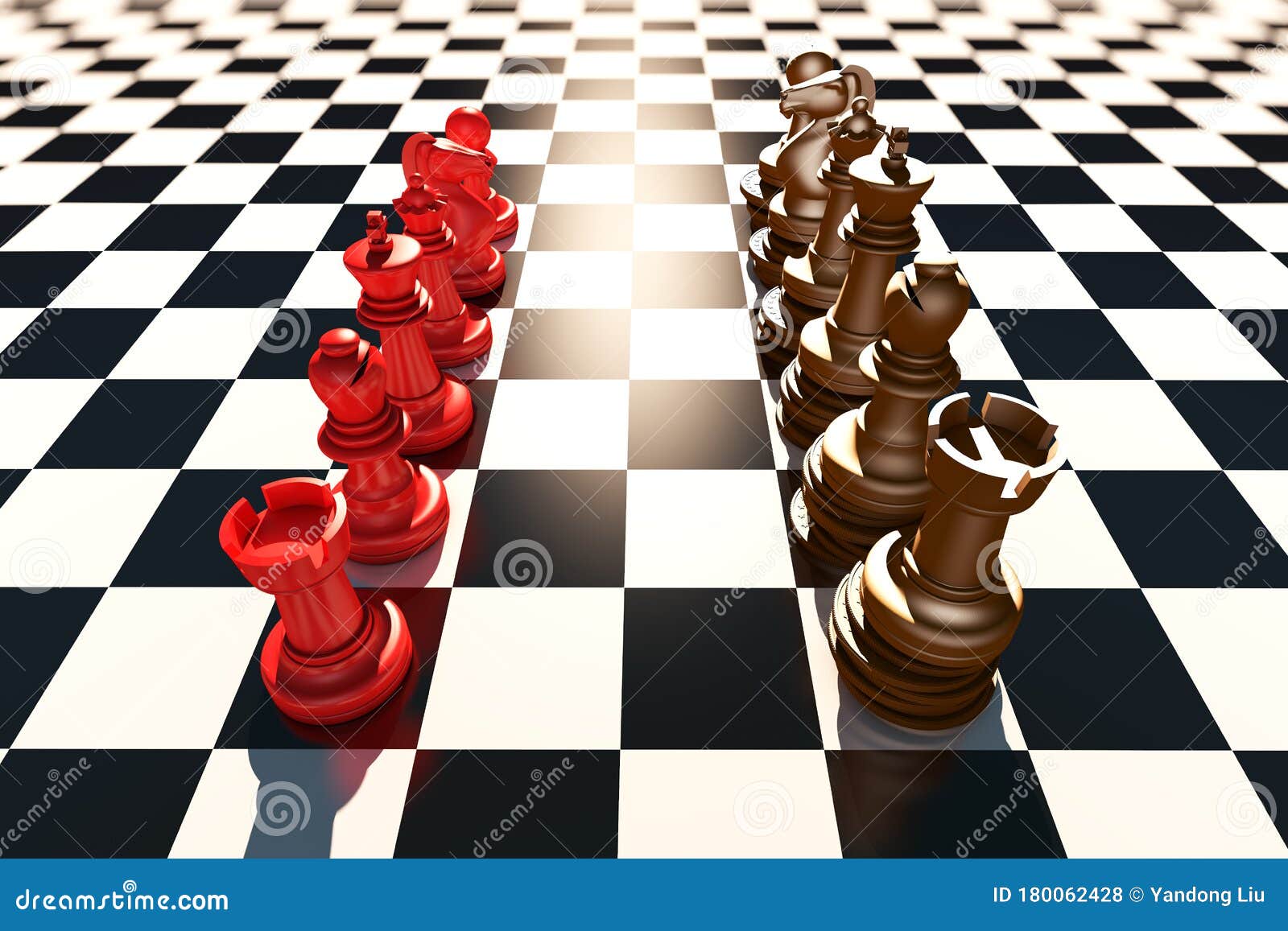 Different Colors of Chess, Competition and Confrontation between the ...