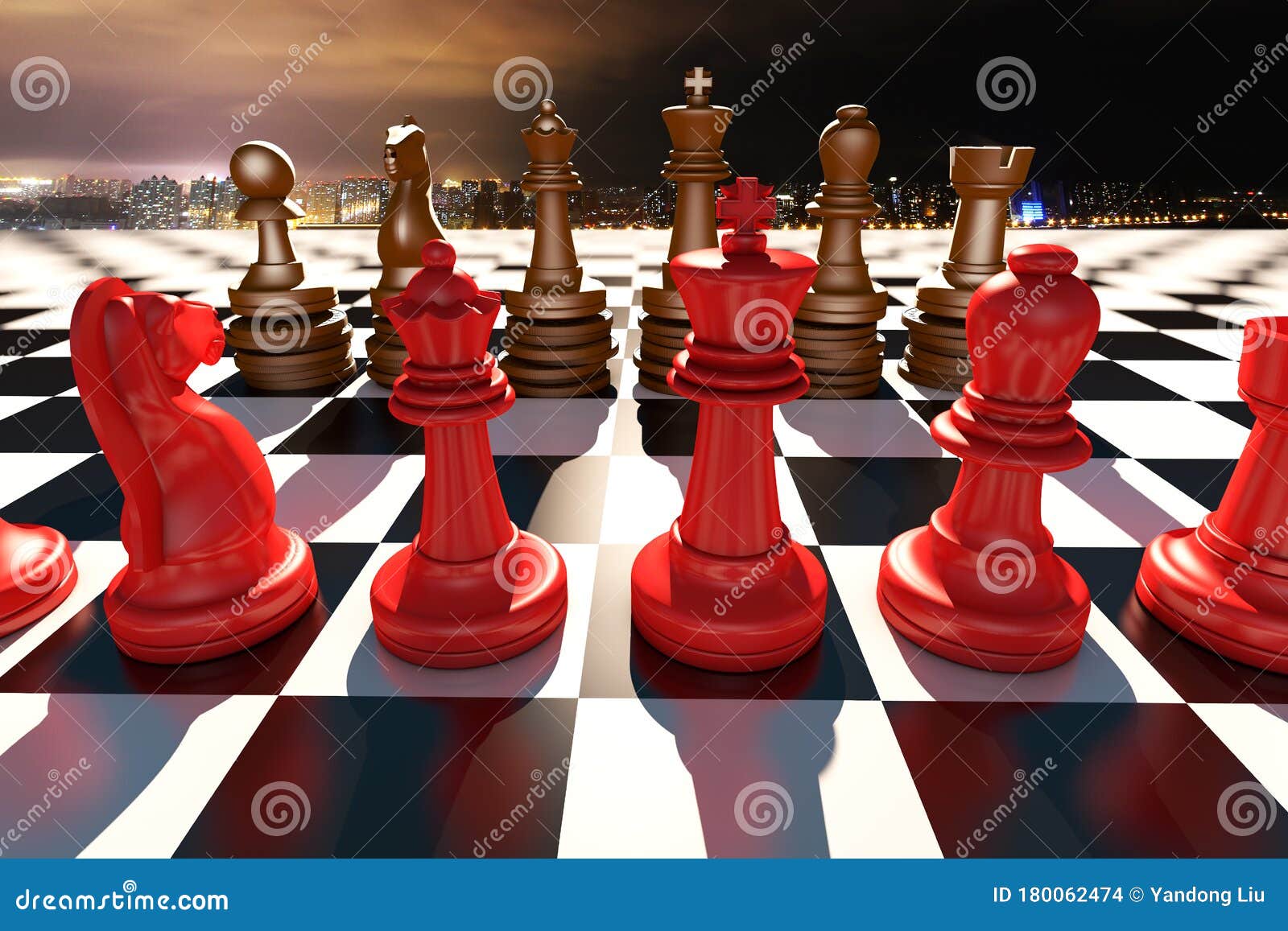 Different Colors of Chess, Competition and Confrontation between the ...
