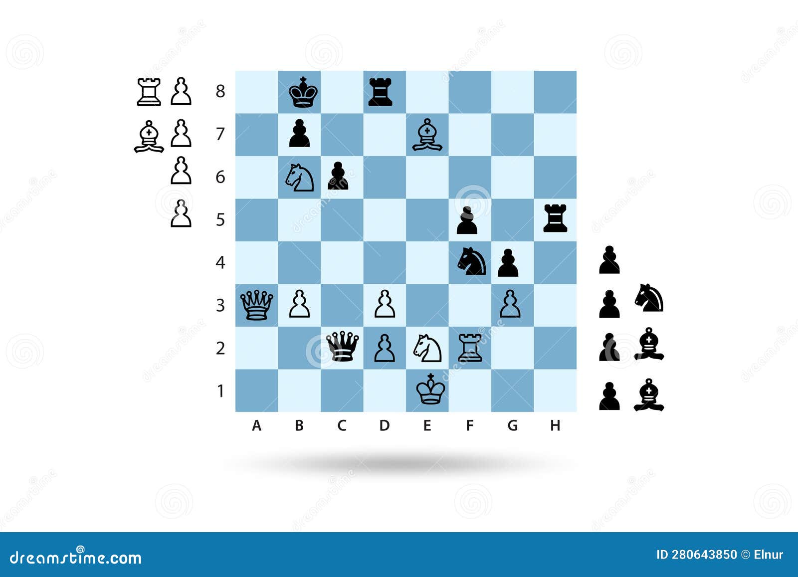 Chess Board for Strategy Game Stock Photo - Image of decision, success ...