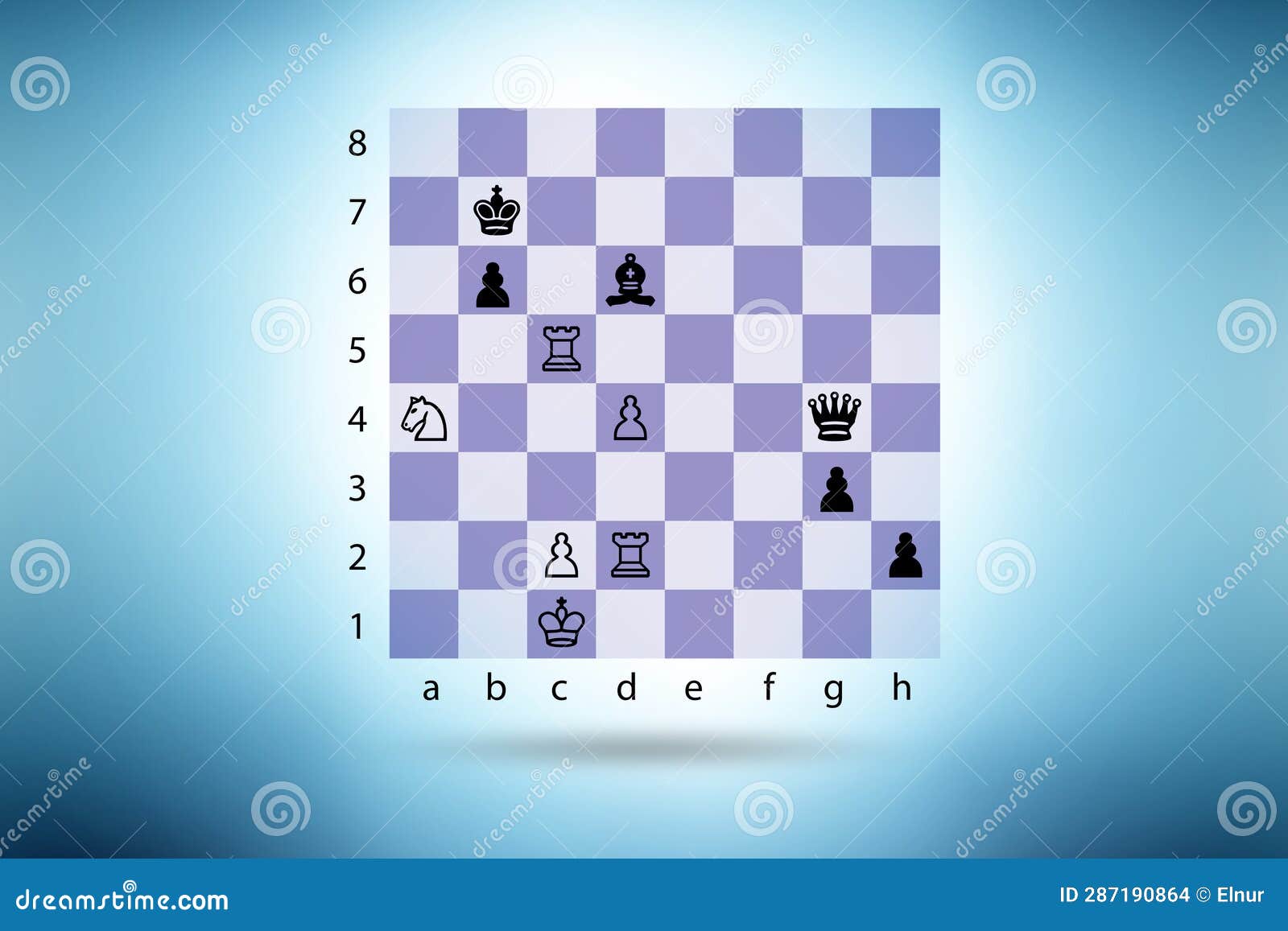 Chess Board for Strategy Game Stock Photo - Image of battle, play ...