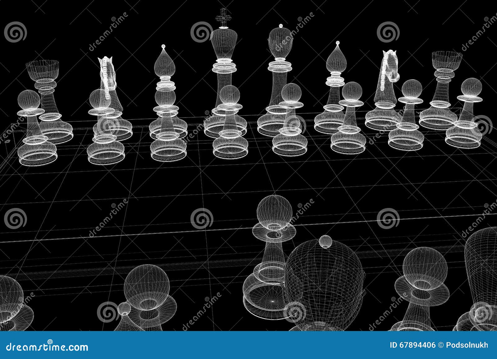 Chess body structure stock illustration. Illustration of copy - 67894406