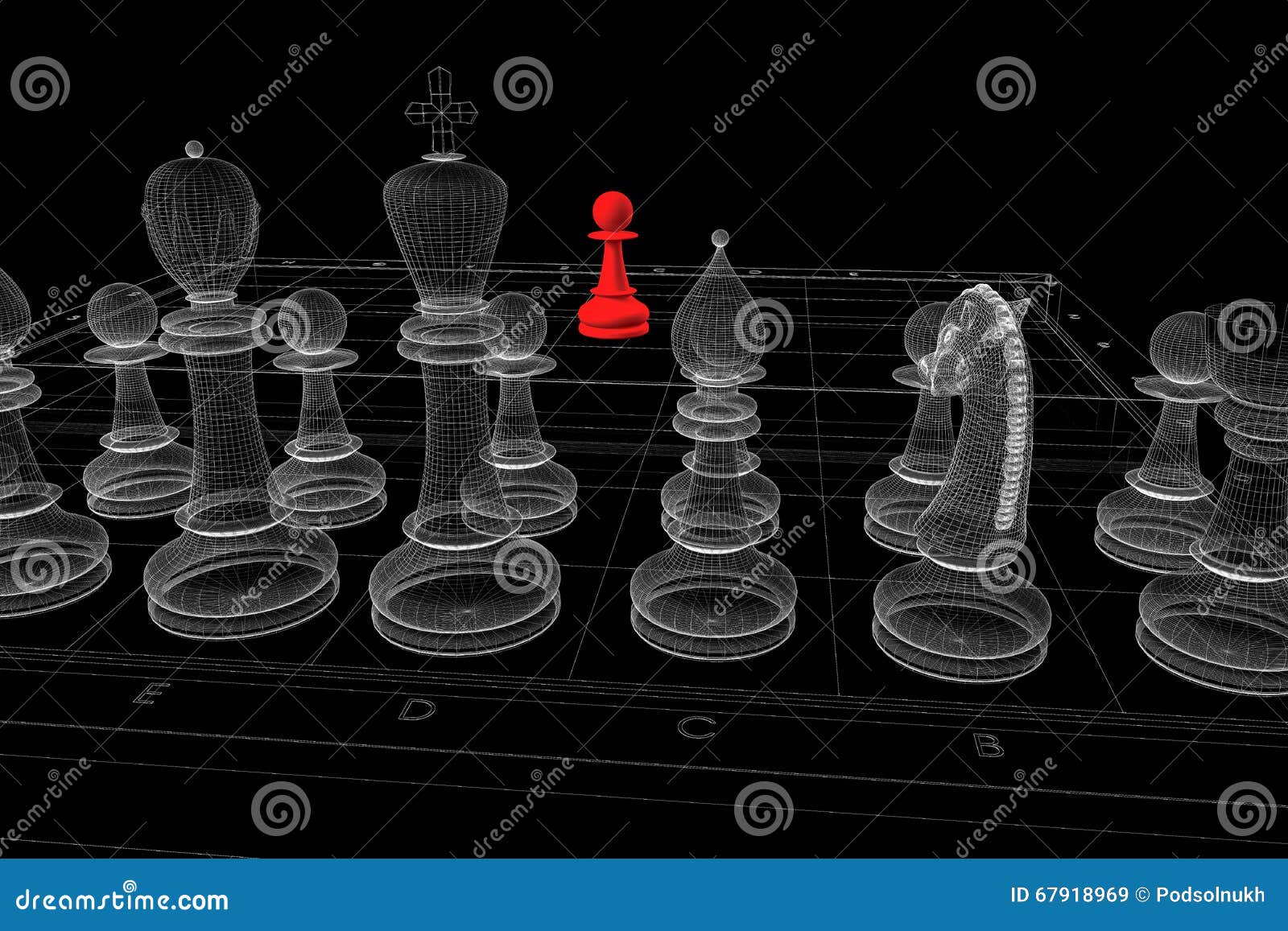 Chess body structure stock illustration. Illustration of copy - 67918969