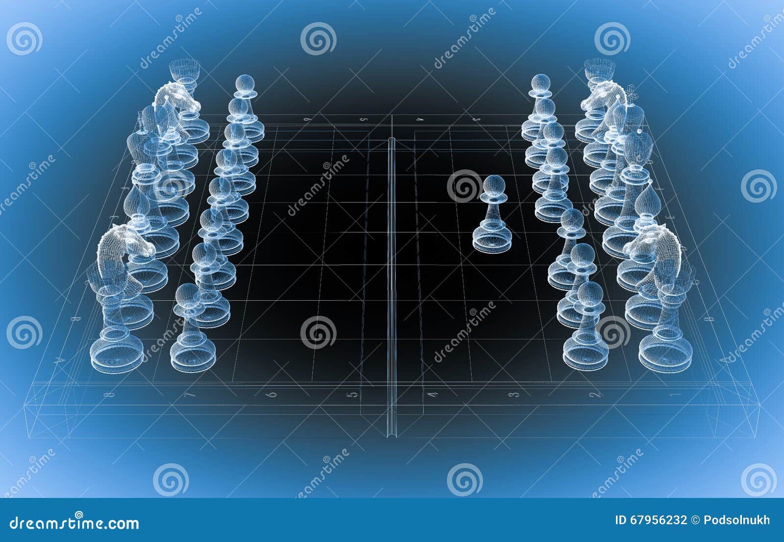 Chess body structure stock illustration. Illustration of material ...