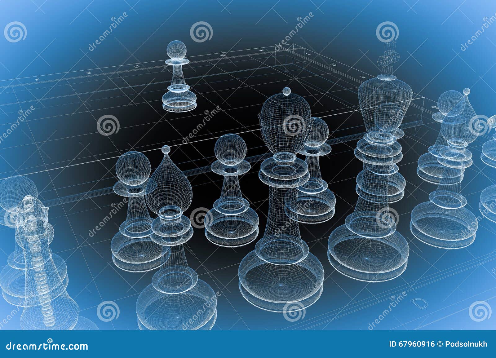 Chess body structure stock illustration. Illustration of competition ...