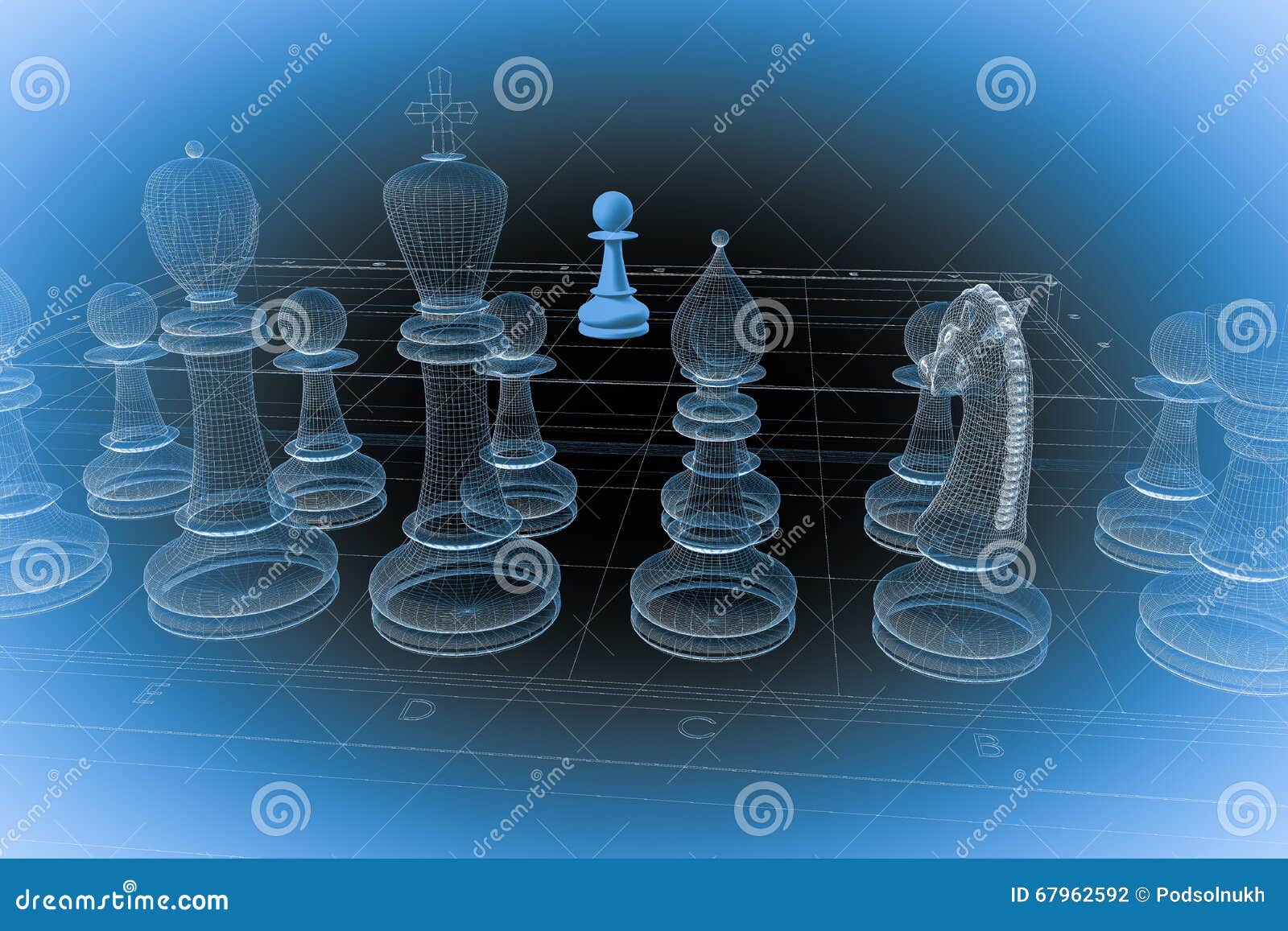 Chess body structure stock illustration. Illustration of board - 67962592