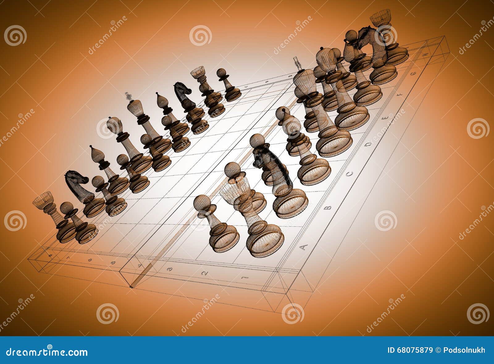 Chess body structure stock illustration. Illustration of competition ...