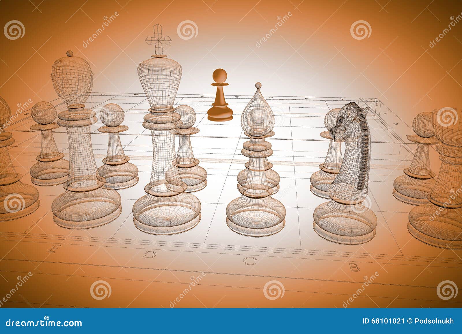 Chess body structure stock illustration. Illustration of leadership ...