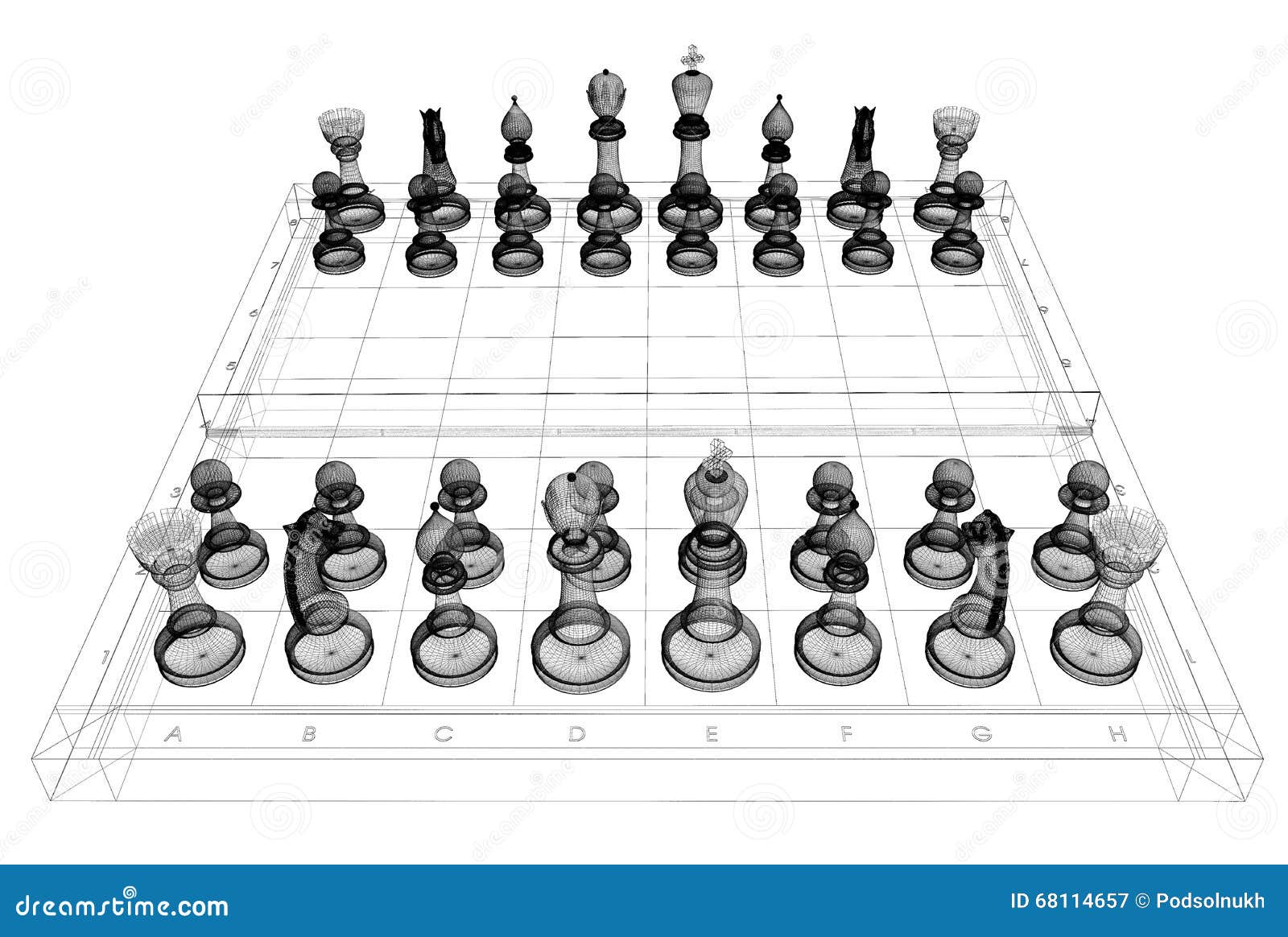 Chess body structure stock illustration. Illustration of pawn - 68114657