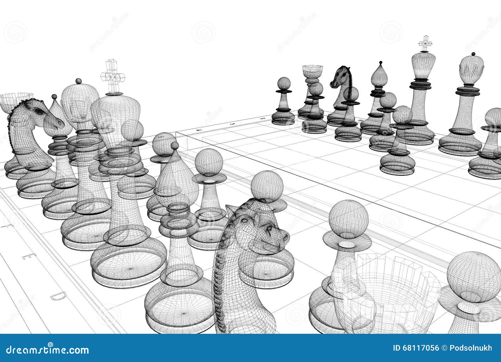Chess body structure stock illustration. Illustration of group - 68117056