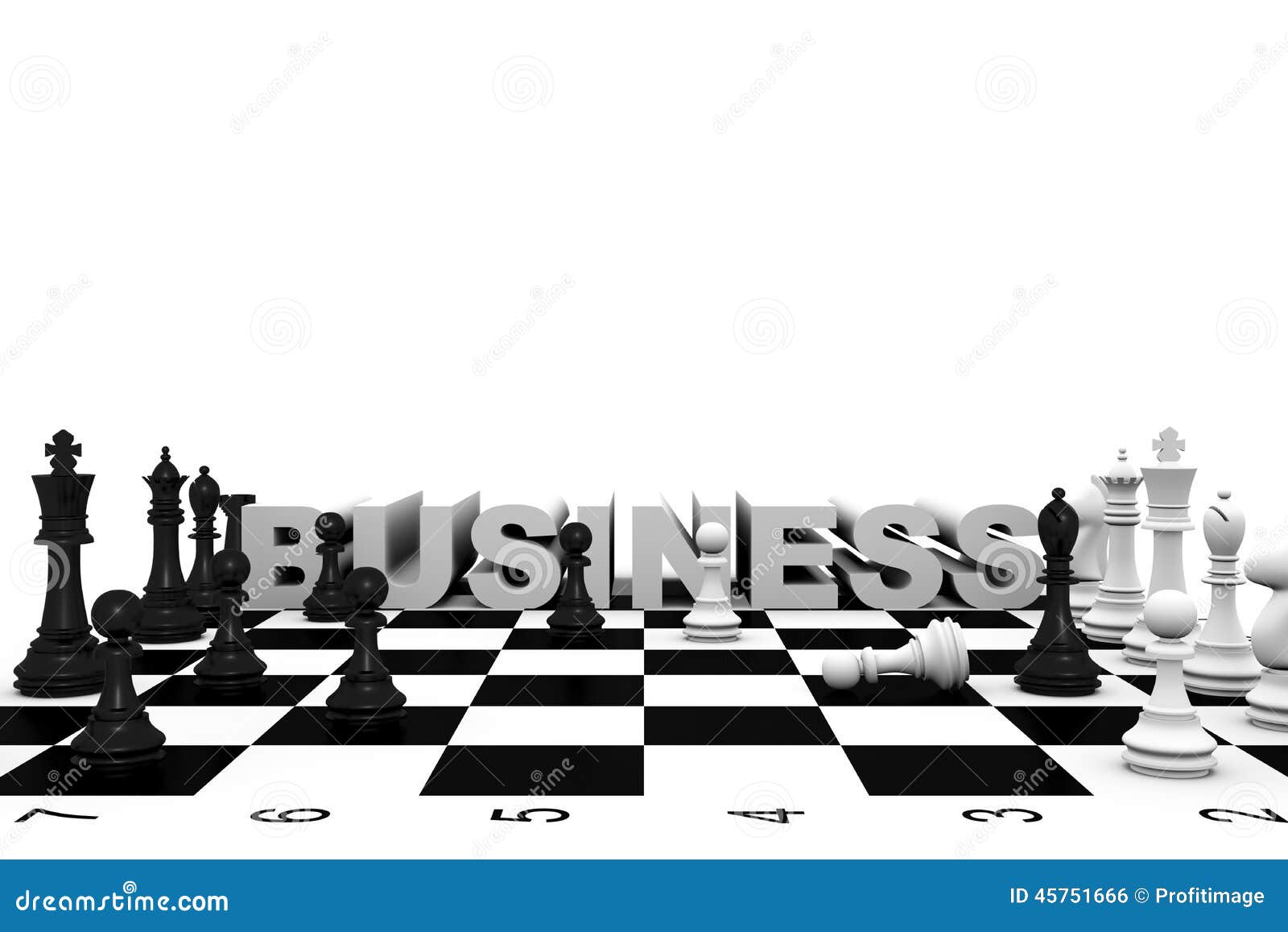 Chess business stock illustration. Illustration of business - 45751666