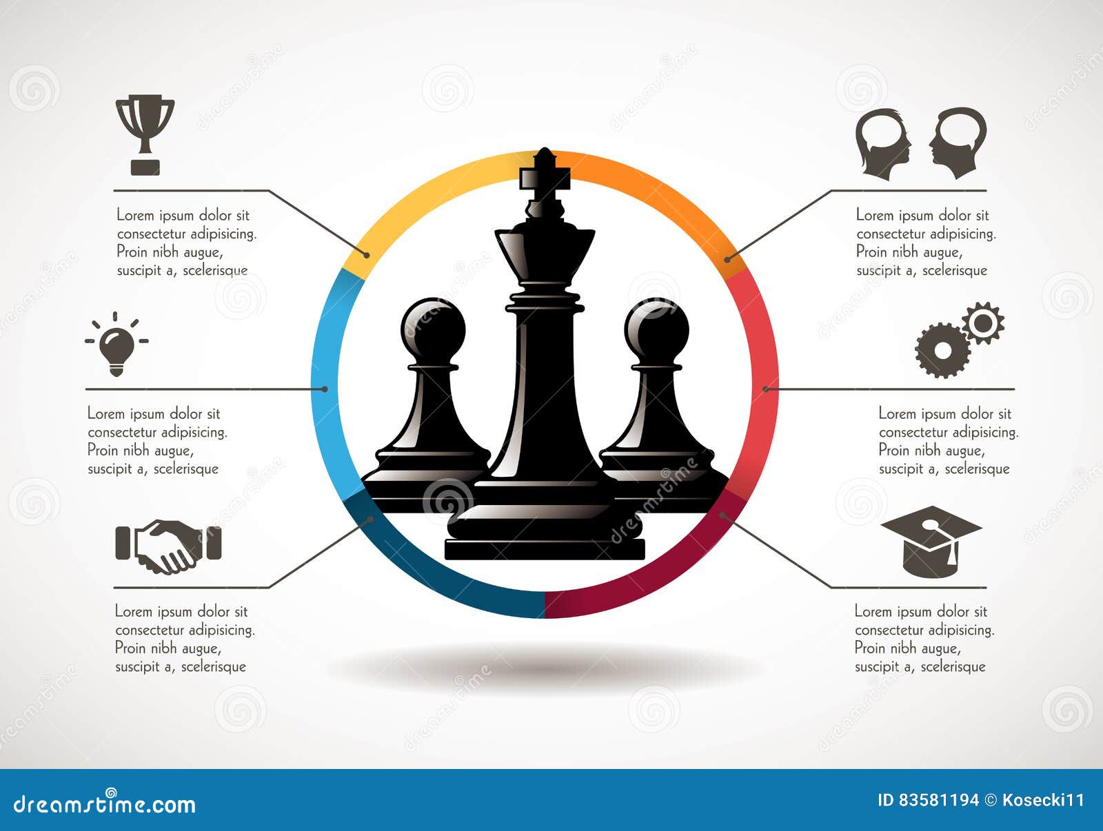 Chess - Business Growth Strategy Stock Vector - Illustration of ...