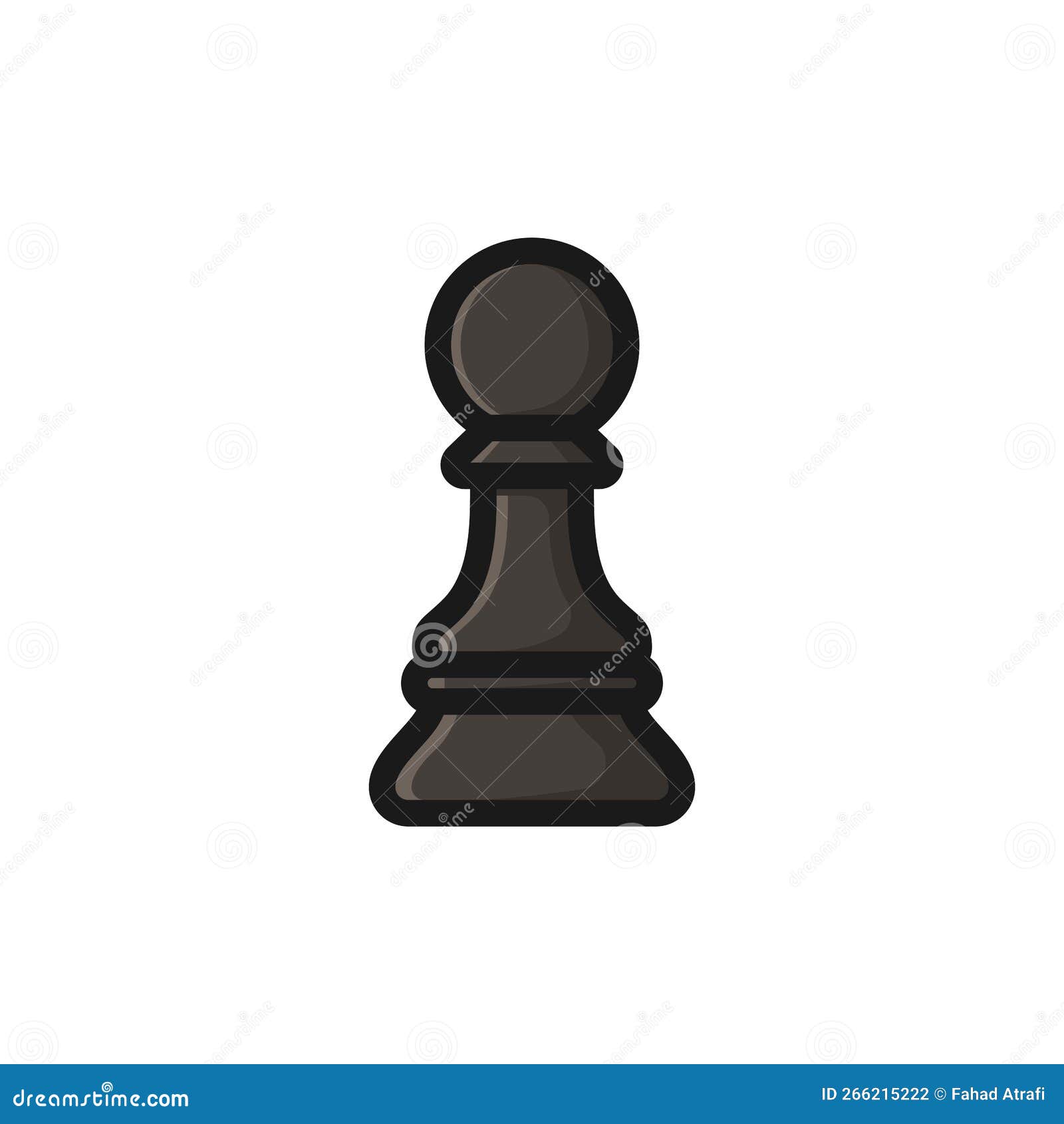 Chess cartoon vector stock vector. Illustration of board - 266215222