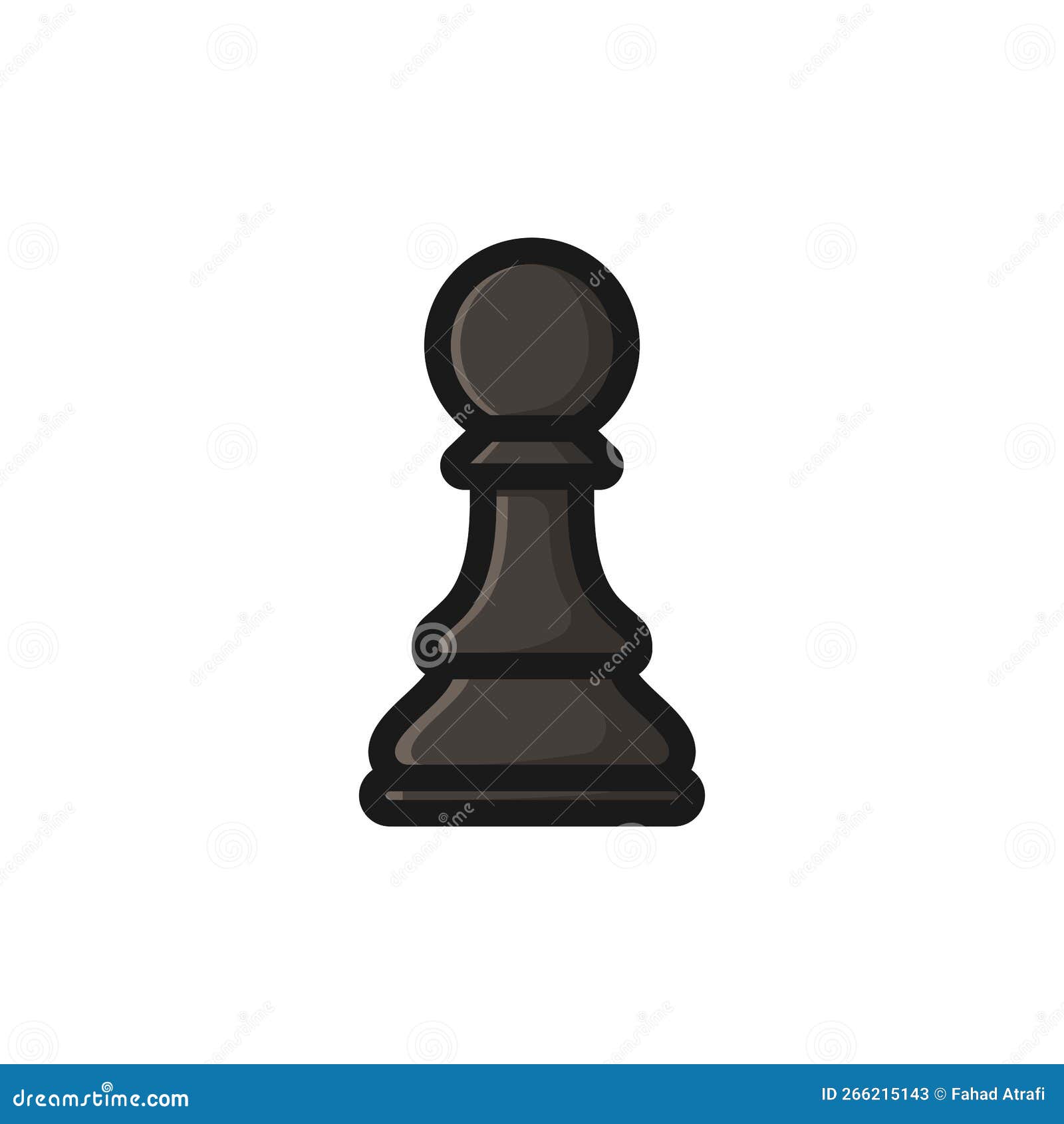 Chess cartoon vector stock vector. Illustration of piece - 266215143