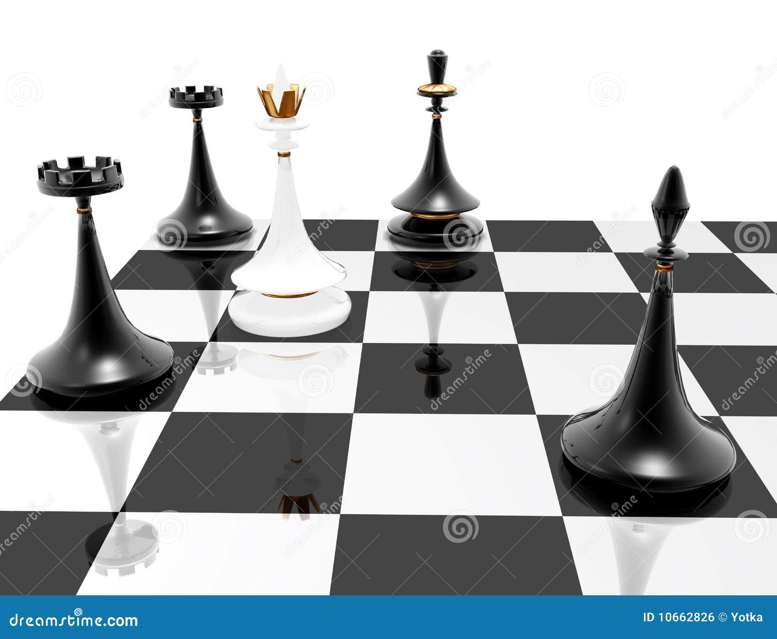 Chess: checkmate stock illustration. Illustration of king - 10662826