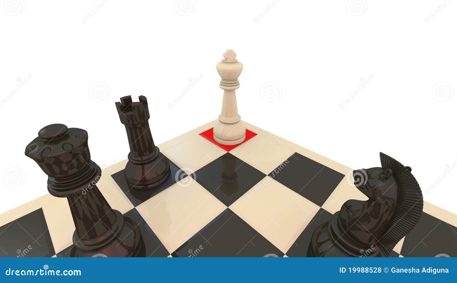 Chess checkmate stock illustration. Illustration of strategy - 19988528