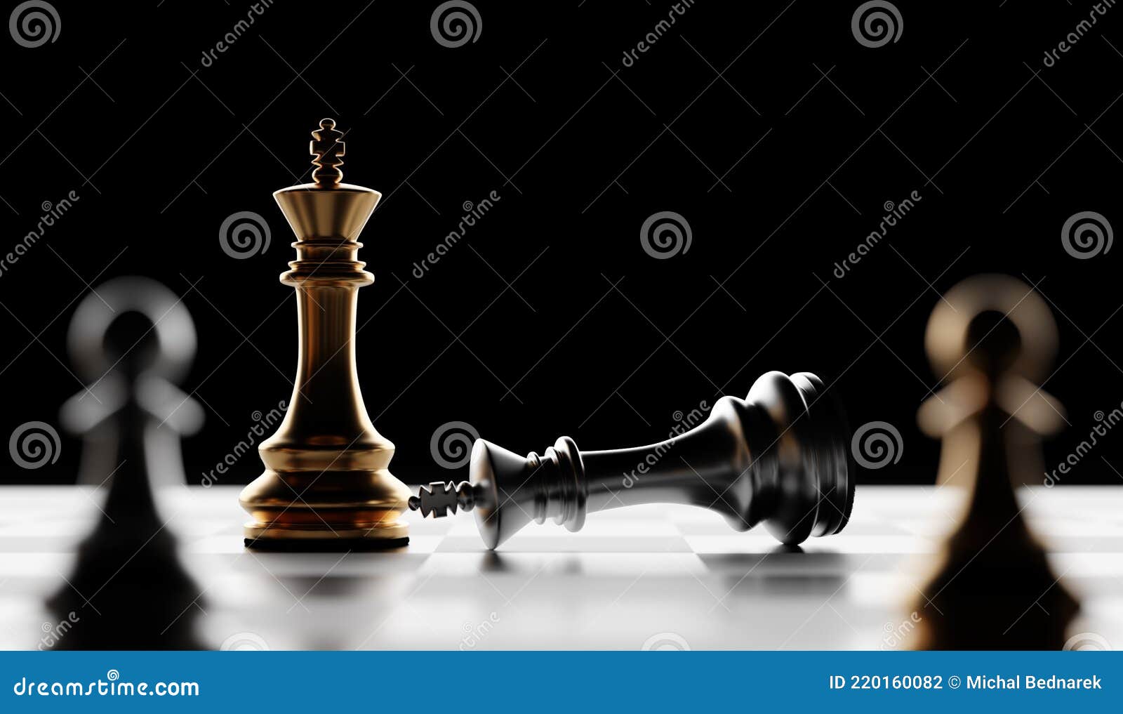 Chess Checkmate Play Fastest Way To Win Beginner Players Cartoon Vector ...