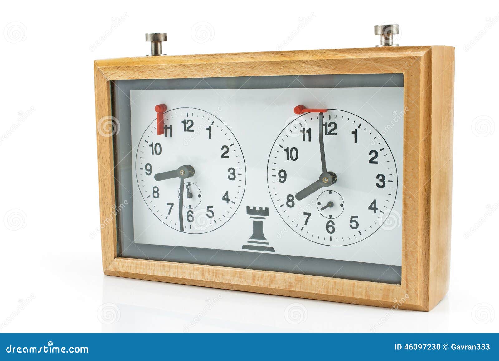 Chess clock stock photo. Image of agreement, hour, difference - 46097230
