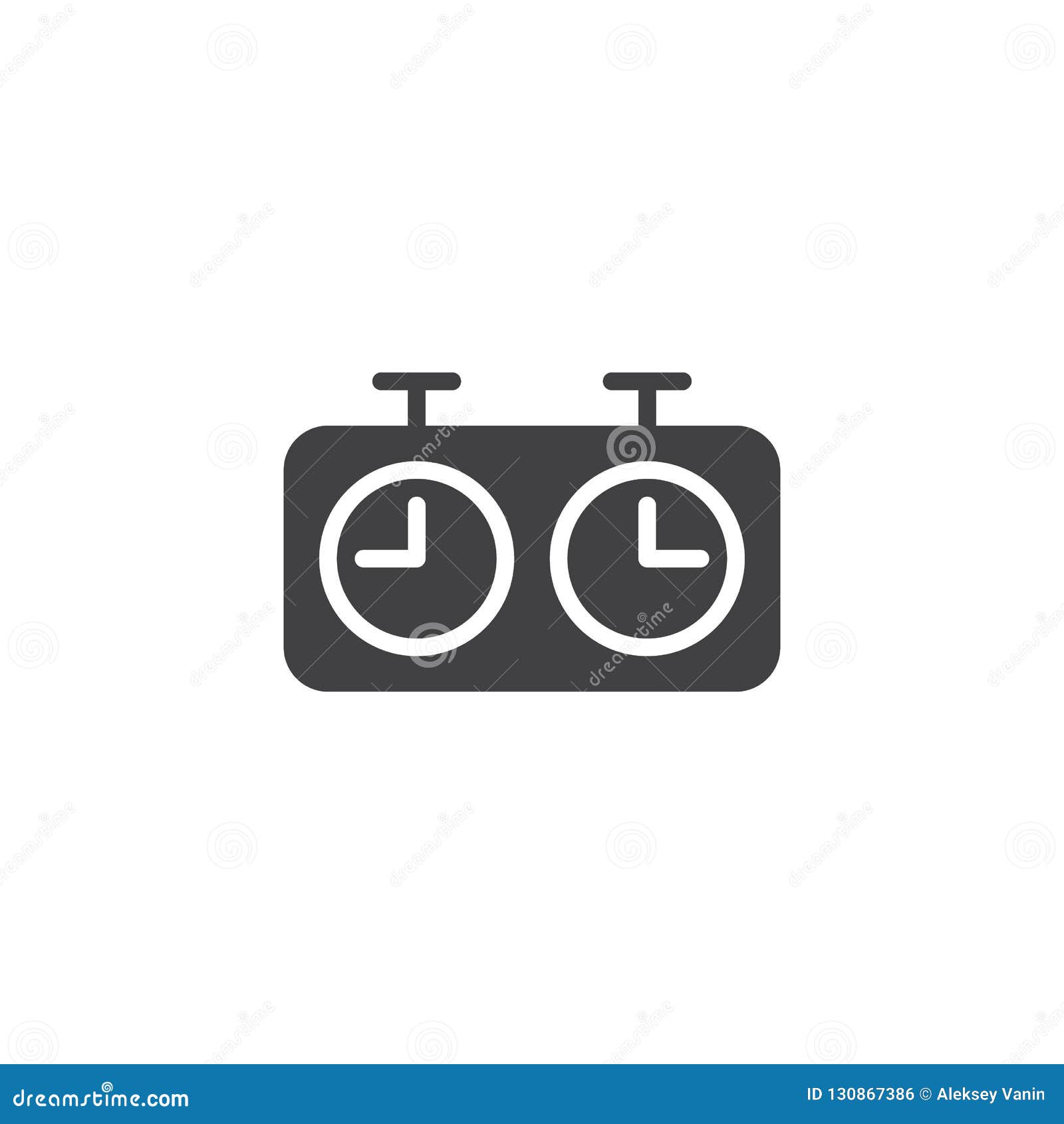 Chess clock vector icon stock vector. Illustration of perfect - 130867386 Chess clock vector icon stock vector. Illustration of perfect - 130867386