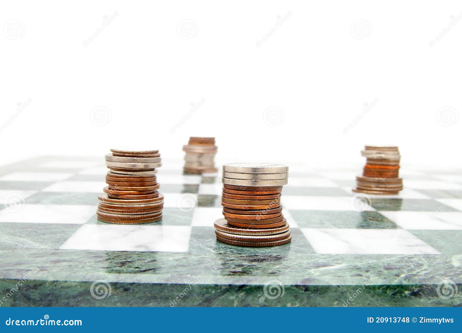 Chess coins stock photo. Image of saving, success, retirement - 20913748