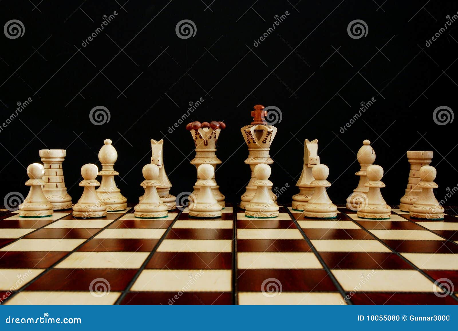 Chess conflict stock photo. Image of intelligent, defende - 10055080