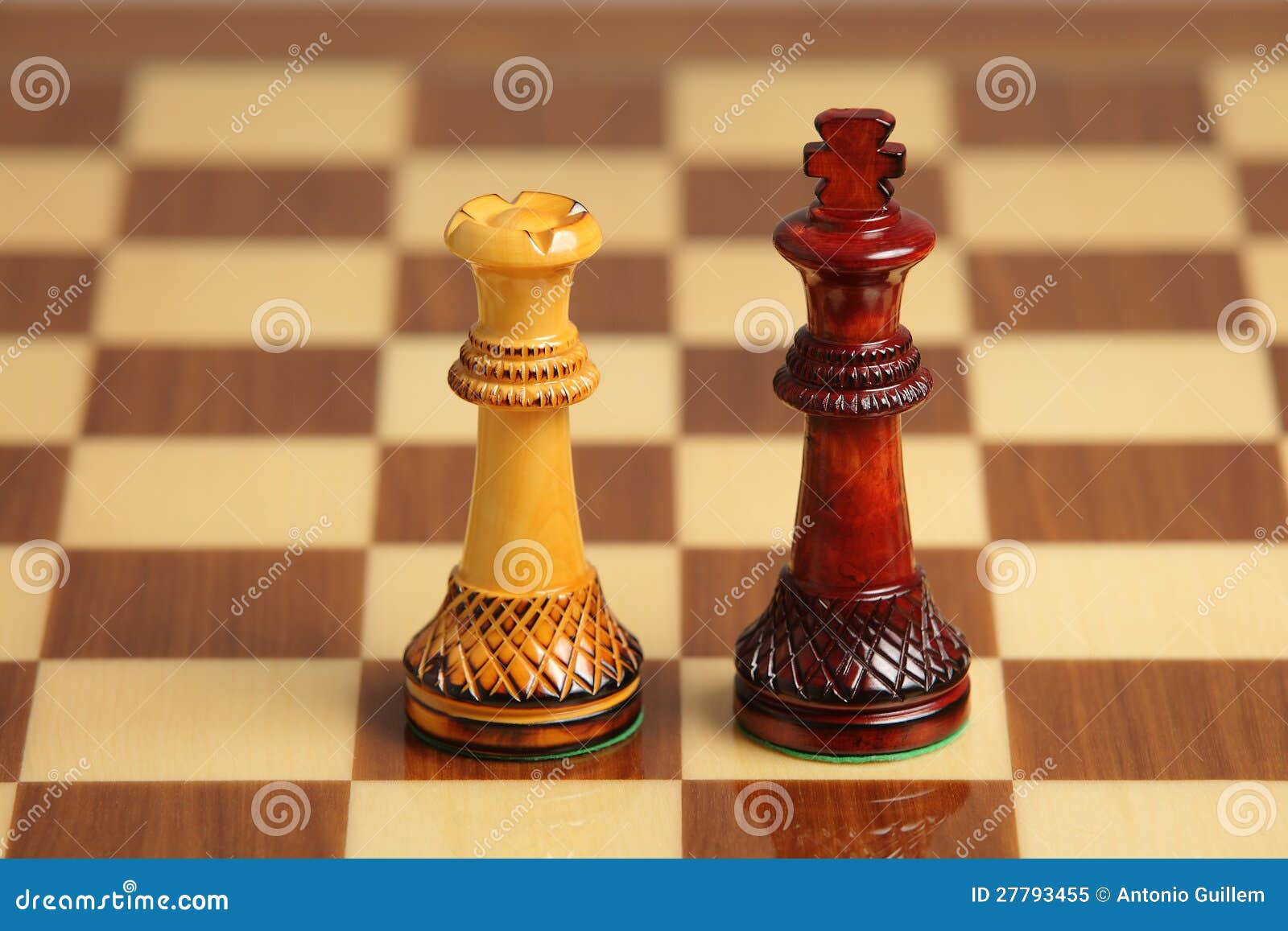 Chess couple stock image. Image of diversity, black, macro - 27793455