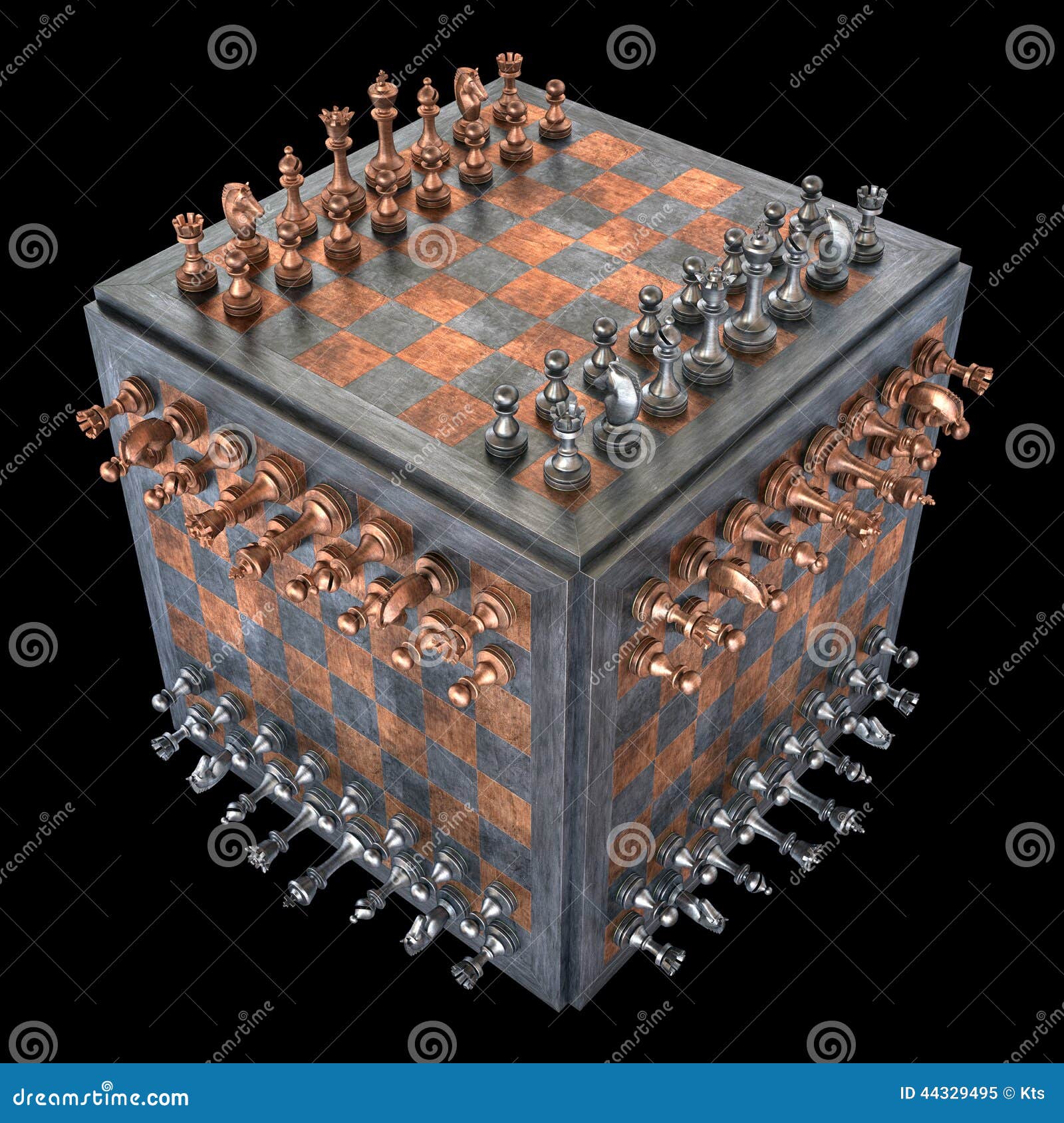 Chess Cube stock image. Image of combat, isolated, metal - 44329495